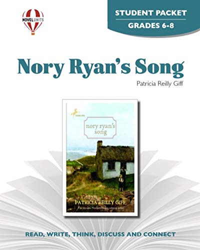Nory Ryan's Song - Student Packet by Novel Units by Novel Units, Inc ...