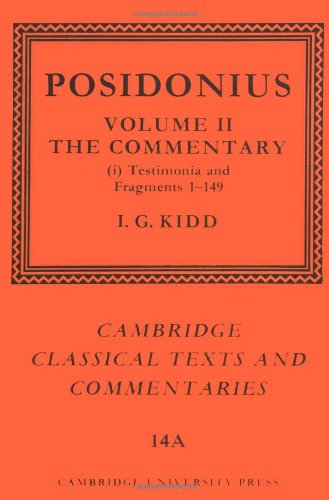 Posidonius 2 Volume Set: Volume 2, the Commentary by Posidonius | Goodreads