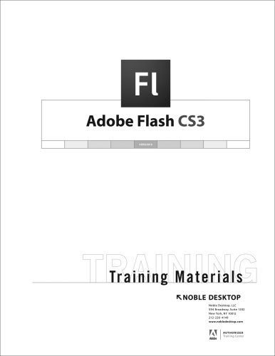 Adobe Flash CS3 Step by Step Training by Noble Desktop | Goodreads