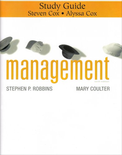 Management: Study Guide by Stephen P. Robbins | Goodreads
