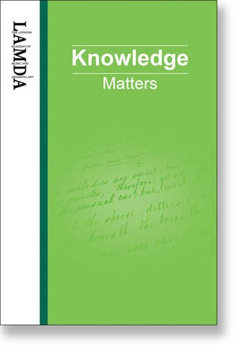 LAMDA Knowledge Matters: An Essential Reference Guide for Teachers and ...