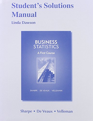 Business Statistics: A First Course by Norean R. Sharpe | Goodreads