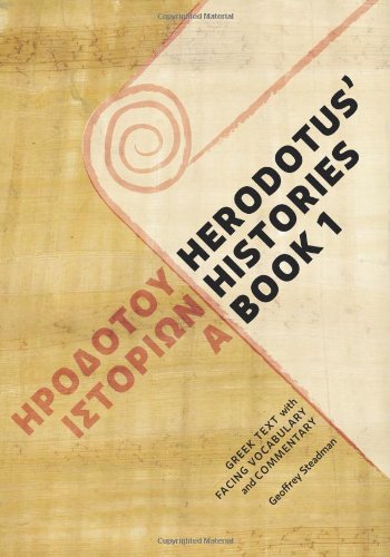 Herodotus' Histories Book 1: Greek Text with Facing Vocabulary and ...