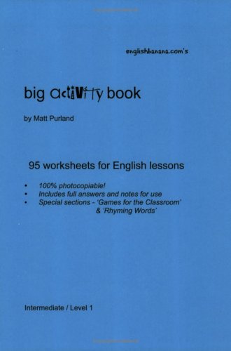 English Banana.Com's Big Activity Book: 95 Worksheets For English ...