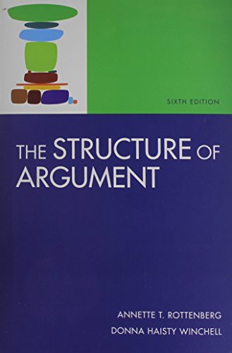 Structure of Argument 6e & i-cite & Rules for Writers with Tabs 6e by ...