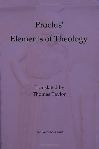 Elements of Theology by Thomas Taylor | Goodreads