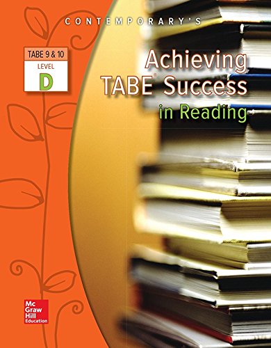 Achieving TABE Success In Reading, Level D Workbook by McGraw-Hill ...