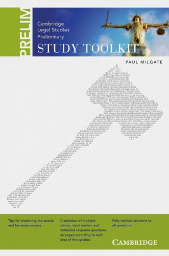 Cambridge Preliminary Legal Studies Toolkit by Paul Milgate | Goodreads