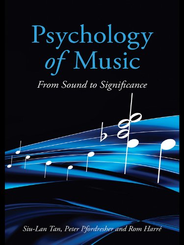 Psychology of Music: From Sound to Significance by Rom Harré | Goodreads