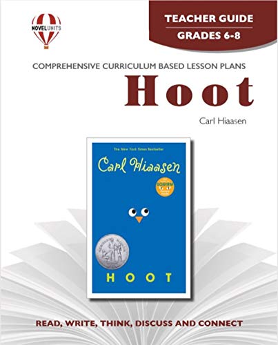 Hoot - Teacher Guide by Novel Units by Veda Boyd Jones | Goodreads