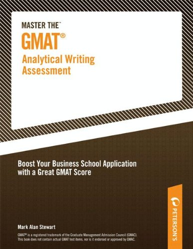 Master the GMAT--Analytical Writing Assessment by Peterson's | Goodreads