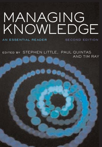 Managing Knowledge: An Essential Reader by Stephen E. Little | Goodreads