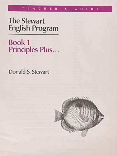 Principles Plus Book 1 Teacher Guide (Stewart English Program) Grd 7-8 ...