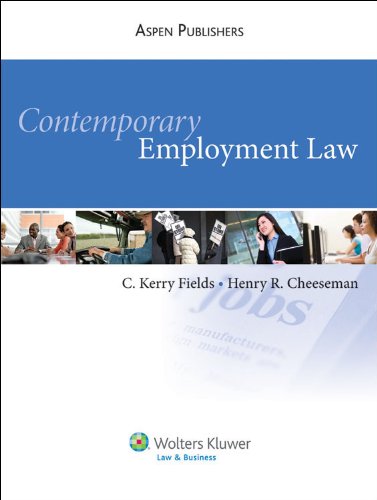 Contemporary Employment Law by C. Kerry Fields | Goodreads