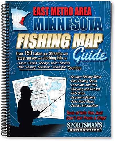 East Metro Area Minnesota Fishing Map Guide by Sportsman's Connection ...