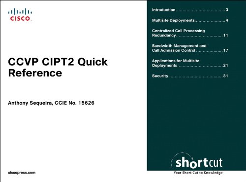 CCVP CIPT2 Quick Reference by Anthony Sequeira | Goodreads