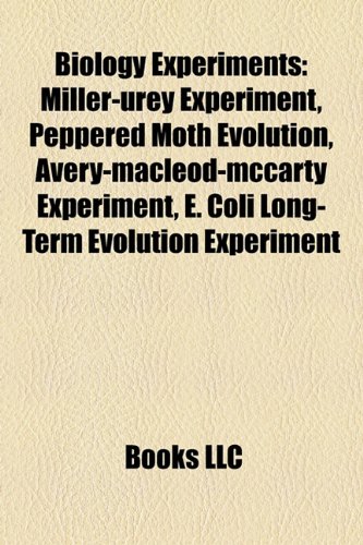 Biology Experiments: Ecological Experiments, Genetics Experiments ...