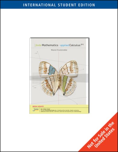 Finite Mathematics And Applied Calculus (Aise) by Stefan Waner | Goodreads
