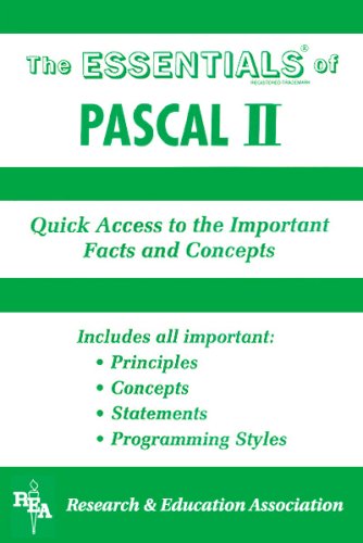 The Essentials of Pascal by Gary W. Wester Research & Education ...