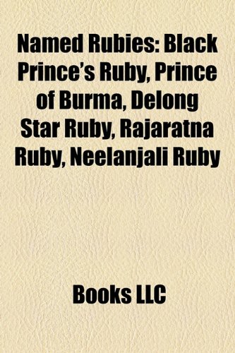 Named Rubies: Black Prince's Ruby, Prince of Burma, DeLong Star Ruby ...