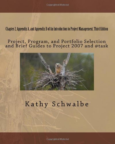 Chapter 2, Appendix A & B of An Introduction to Project Management, 3rd ...