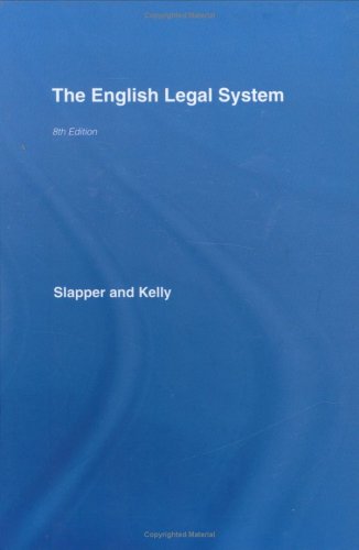 The English Legal System: n/a by David Kelly | Goodreads