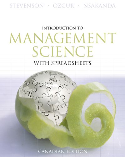 Introduction to Management Science with Spreadsheets by William J ...