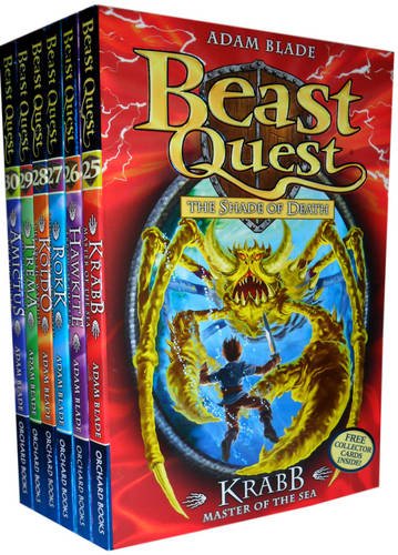 Beast Quest Series 5 Collection: Krabb Master Of The Sea, Hawkite Arrow ...