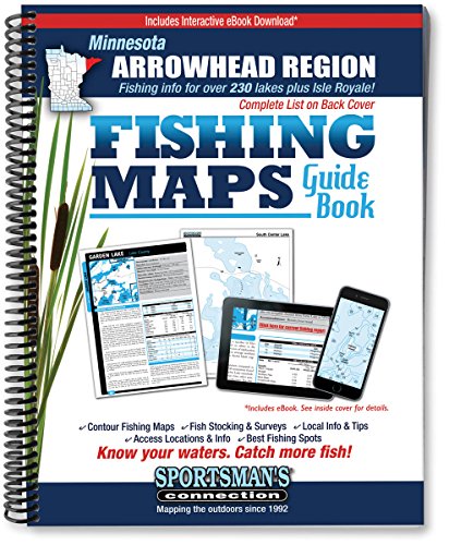 Minnesota Arrowhead Region Fishing Map Guide by Sportsman's Connection ...