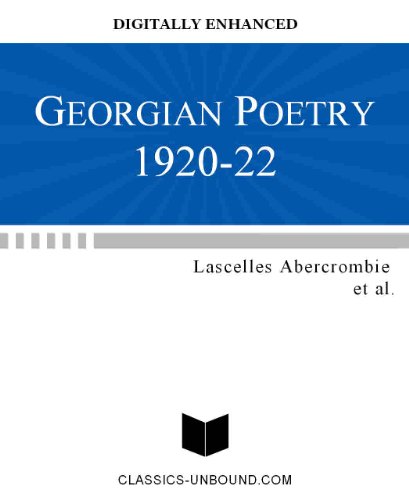 Georgian Poetry 1920-22 by Lascelles Abercrombie | Goodreads