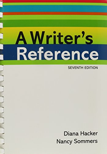 Writer's Reference 7e & Exercises Compact Format by Diana Hacker ...