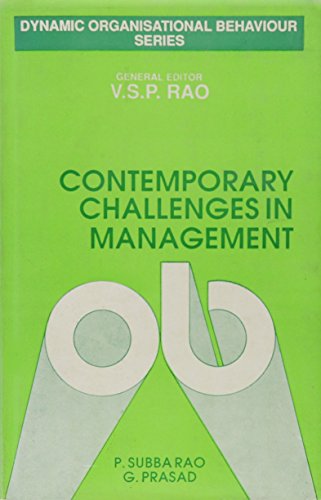 Contemporary Challenges in Management by V. S. P. Rao | Goodreads