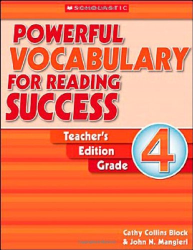 Powerful Vocabulary for Reading Success: Grade 4: Teaching Guide by ...