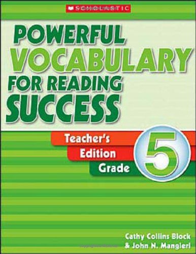 Powerful Vocabulary for Reading Success: Grade 5: Teaching Guide by ...