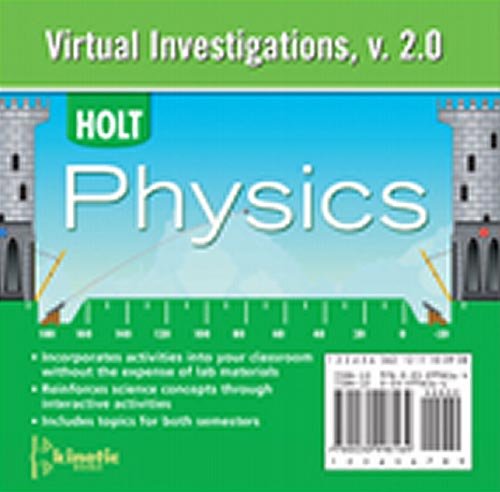 Physics, Grades 9-12 Virtual Investigations: Holt Physics by Raymond A ...