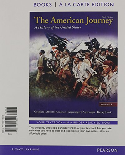 The American Journey: A History of the United States, Volume 1 [with ...