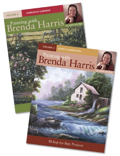 Painting with Brenda Harris: Volume 3, Lovely Landscapes/Volume 4 ...