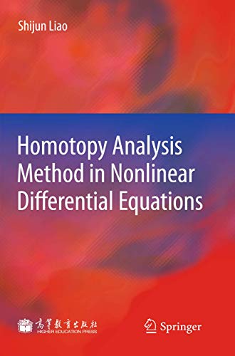 Homotopy Analysis Method in Nonlinear Differential Equations by Shijun ...
