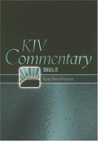 King James Version Commentary Bible: King James Version, Burgundy Dual ...