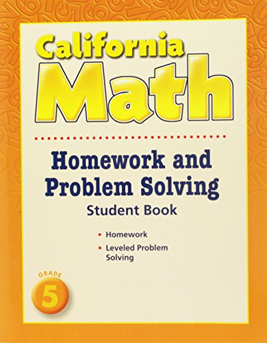 Mathmatics Homework and Problem Solving Book Consumable Level 5 ...
