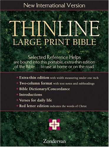 NIV Thinline Bible, Large Print by Anonymous | Goodreads