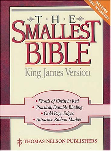 Holy Bible King James Version the Smallest Bible Snap Flap by Anonymous ...
