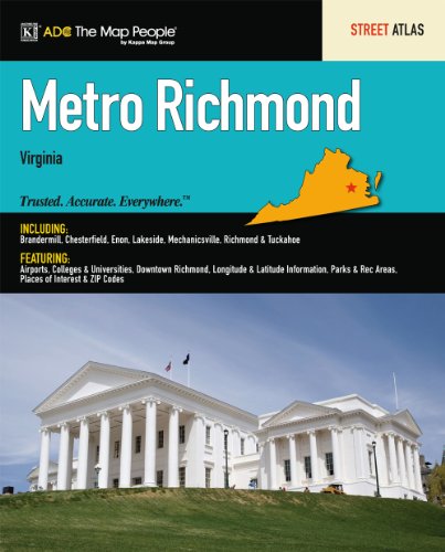 ADC the Map People Metro Richmond Virginia: Street Atlas by the Map ...