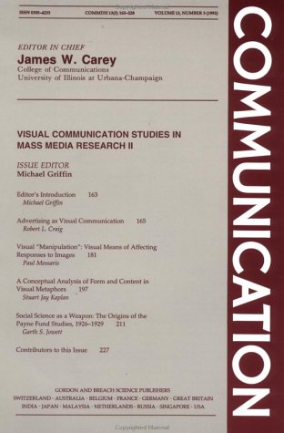 Visual Communication Studies In Mass Media Resources I & Ii: A Special ...