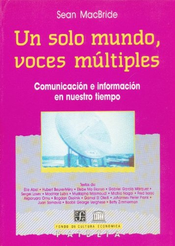 Un Solo Mundo, Voces Multiples. by Sean: Mcbride | Goodreads