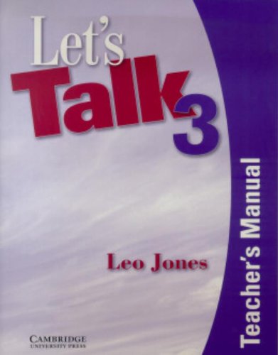 Let's Talk 3 Teacher's Manual by Leo Jones | Goodreads