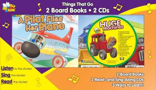 Things That Go Read & Sing Along: 2 Board Books - 2 CDs by Kim Mitzo ...