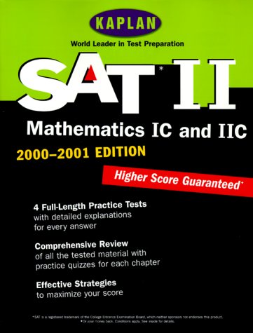 SAT II: Mathematics 2000-2001 (SAT II Mathematics) by Kaplan | Goodreads