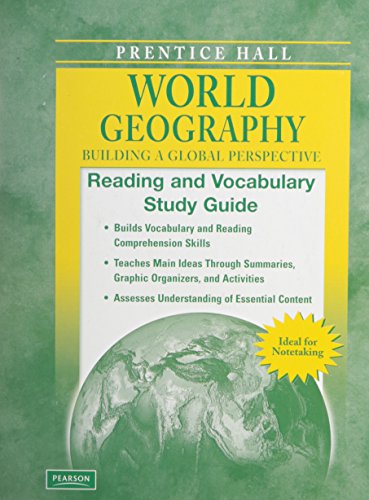 WORLD GEOGRAPHY C2009 READING & VOCABULARY STUDY GUIDE by Pearson ...