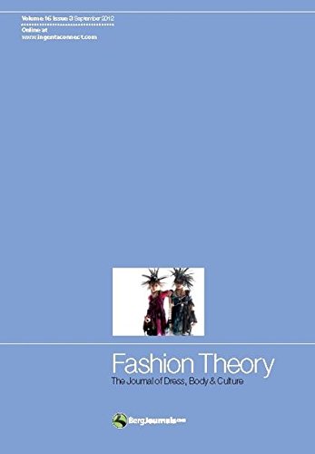 Fashion Theory The Journal Of Dress Body And Culture By Valerie